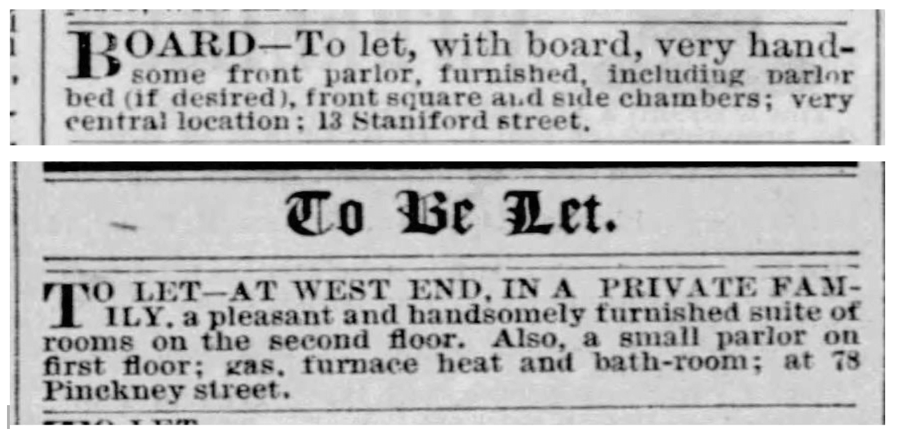 Boarding Houses in the West End – The West End Museum